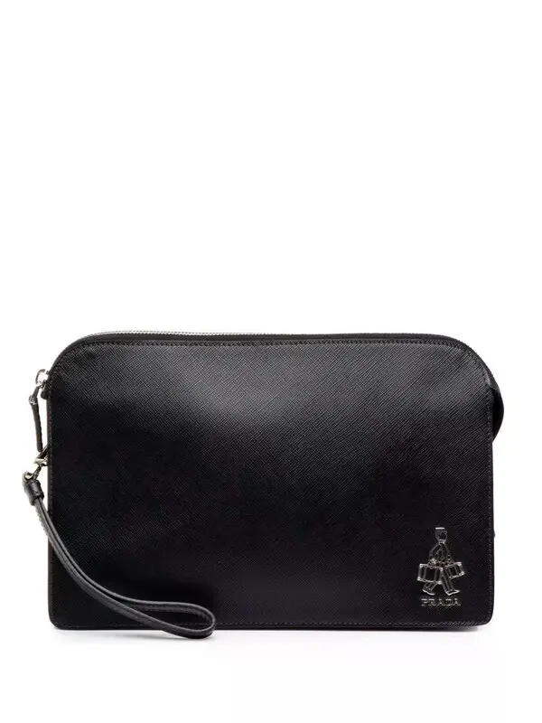 Prada 2010-2026 Saffiano Bellboy Clutch Bag