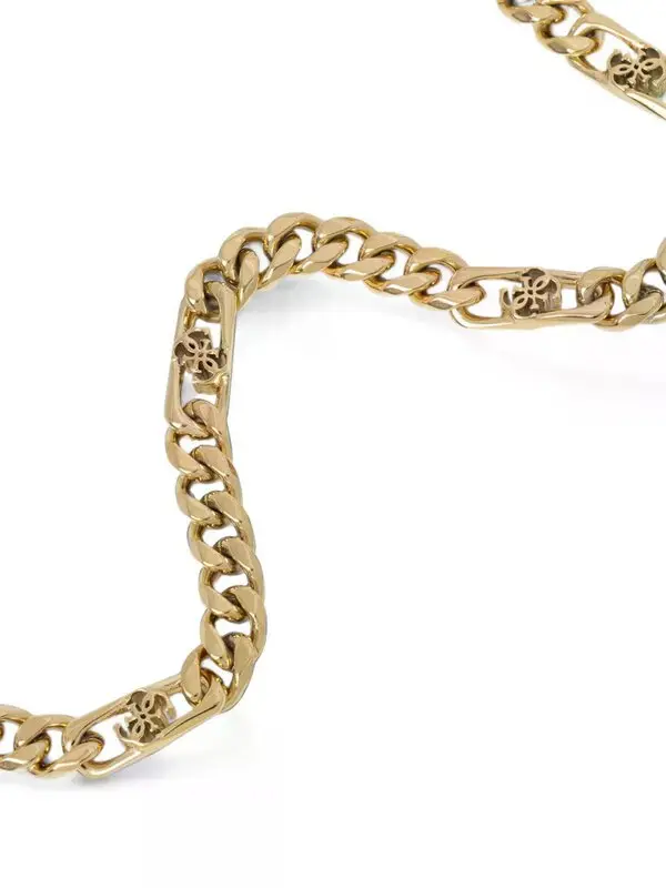Guess Logo-plaque Curb-chain Bracelet