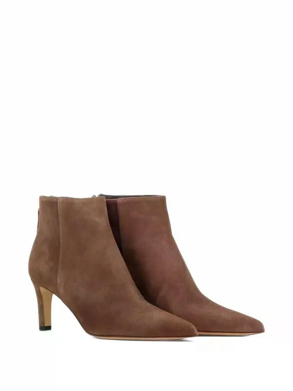 ANTONIO BARBATO MAESTRI VENEZIANI Pointed-toe Suede Ankle Boots