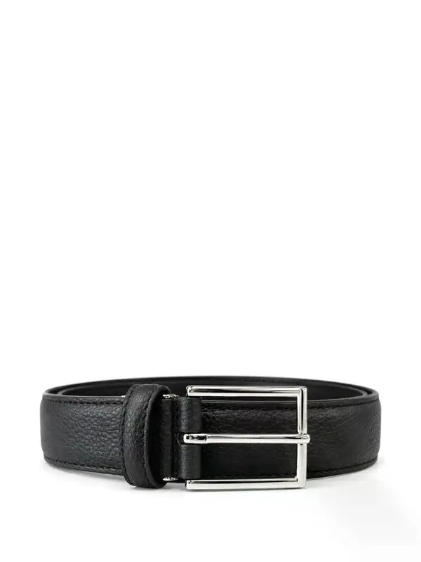 Anderson's Pebbled Leather Belt - Black