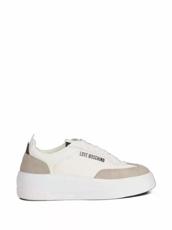 Moschino Logo-print Sneakers - White
