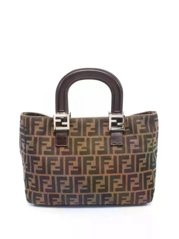 Fendi 1990-2000 Zucca Canvas Handbag
