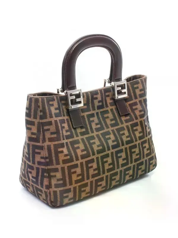 Fendi 1990-2000 Zucca Canvas Handbag