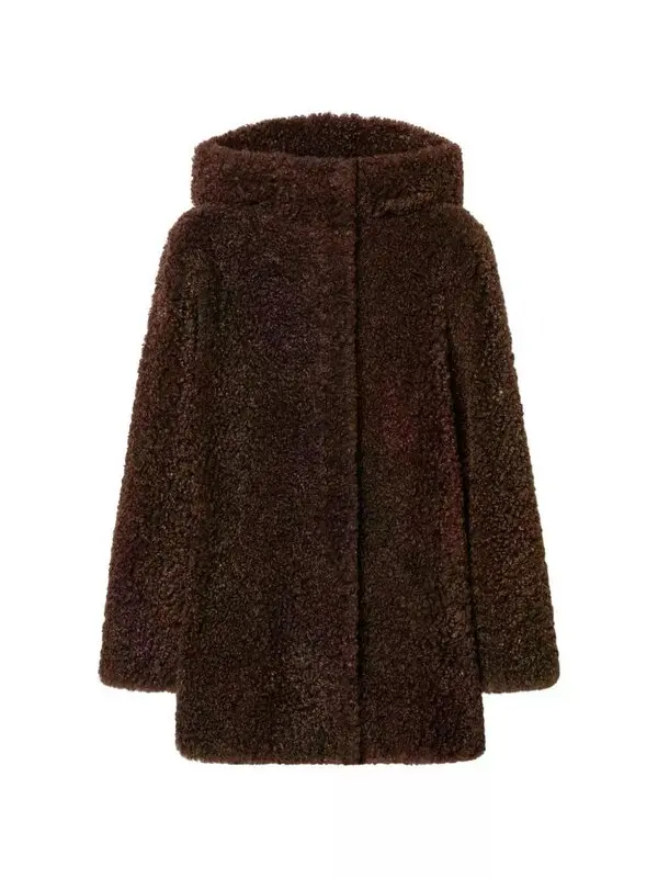 RRD Hooded Teddy-texture Coat