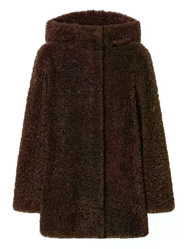 RRD Hooded Teddy-texture Coat