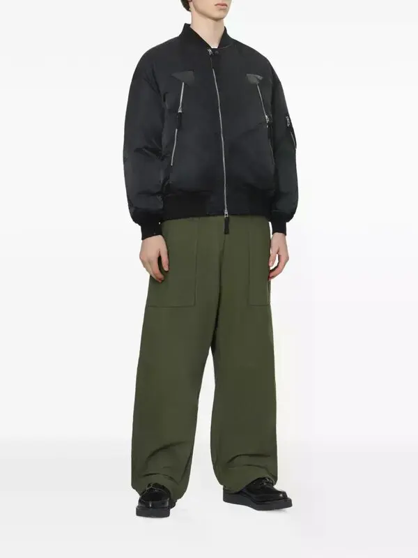 Comme Des Garçons Belt-loop Patch-pocket Trousers