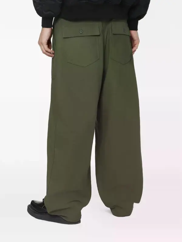Comme Des Garçons Belt-loop Patch-pocket Trousers