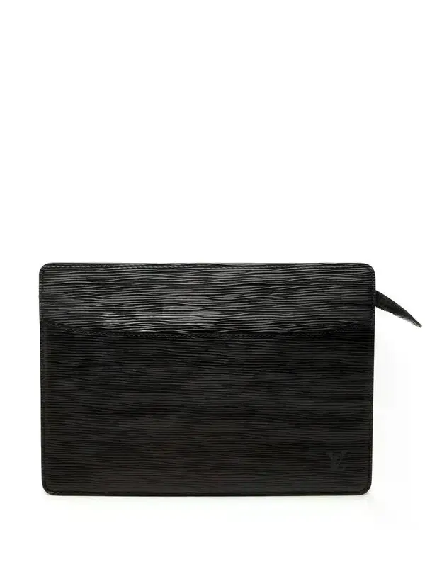 LOUIS VUITTON 2001 Epi Pochette Homme Clutch Bag