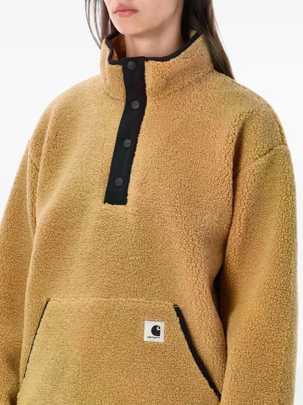 Carhartt Work In Progress Fleece Logo-patch Sweater