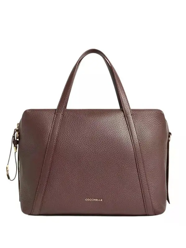 COCCINELLE Medium Nory Grained Leather Tote Bag