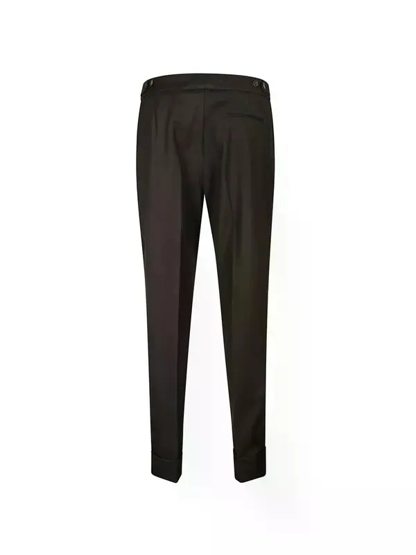 PT TORINO Pressed-crease Turned-up Trousers