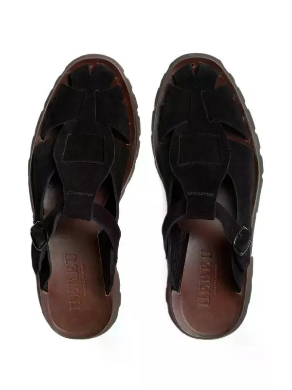 Hereu Canya Sport Fisherman Mules - Black