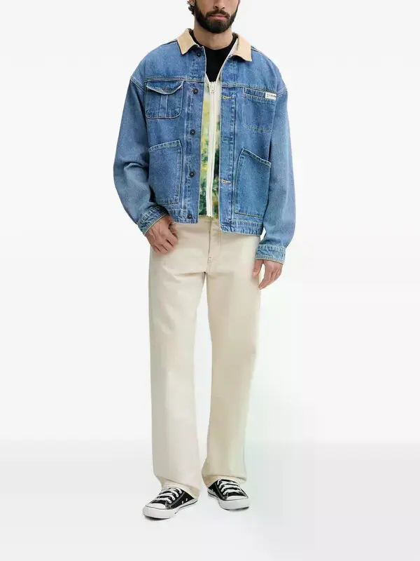 Columbia Acker Rock Contrast-collar Patch-pocket Denim Jacket
