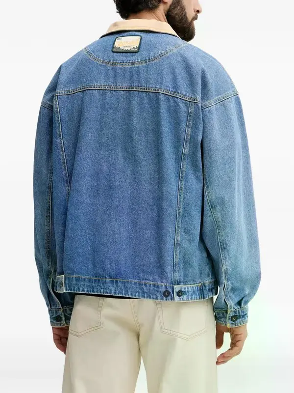 Columbia Acker Rock Contrast-collar Patch-pocket Denim Jacket