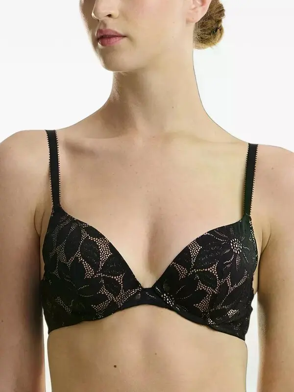 Wolford Floral-lace Push-up Bra