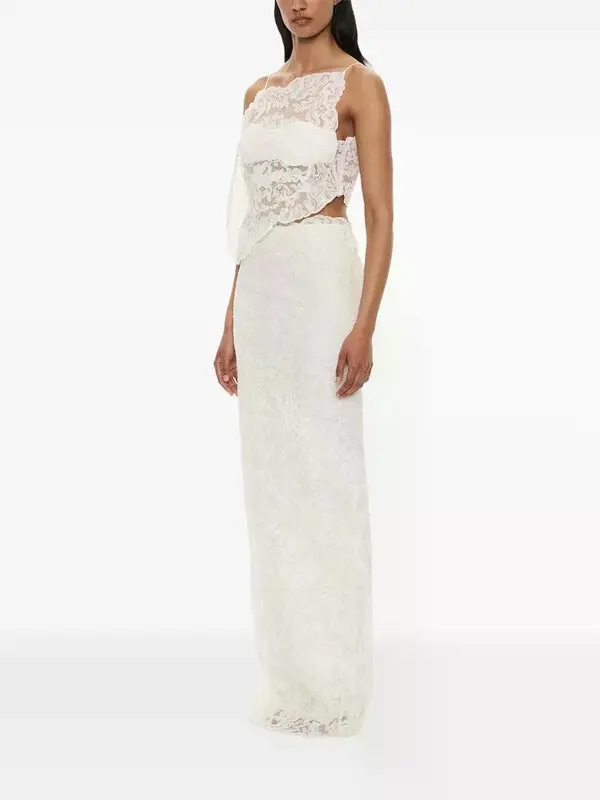 Christopher Esber Reverie Floating Lace Cami Tank Top