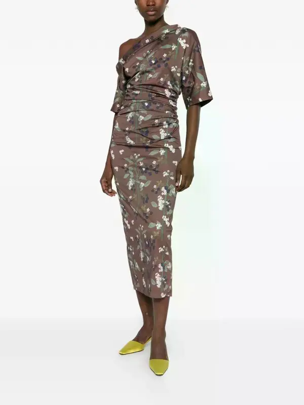 Bernadette Bowery Floral-print Midi Dress
