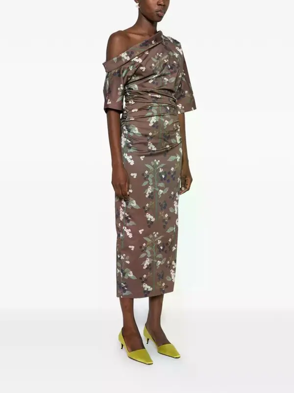 Bernadette Bowery Floral-print Midi Dress