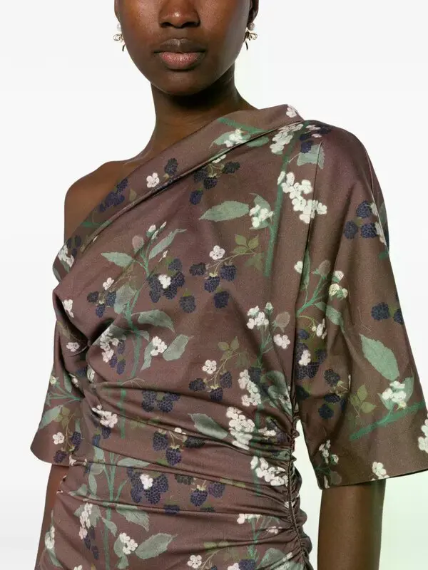 Bernadette Bowery Floral-print Midi Dress