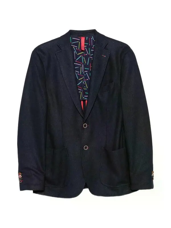 MANUEL RITZ Chevron Jersey Blazer