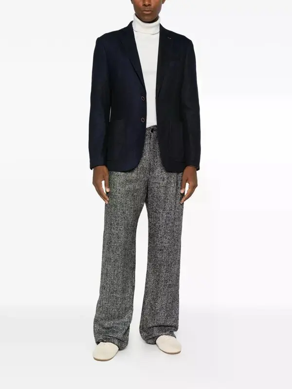 MANUEL RITZ Chevron Jersey Blazer