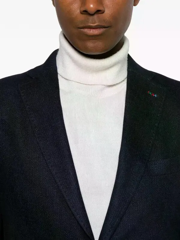 MANUEL RITZ Chevron Jersey Blazer