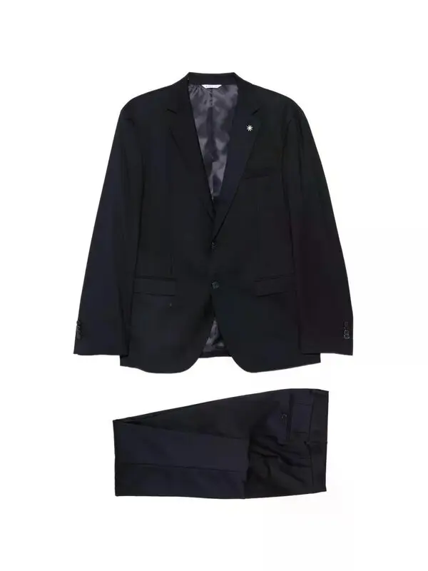 MANUEL RITZ Slim-fit Twill Suit