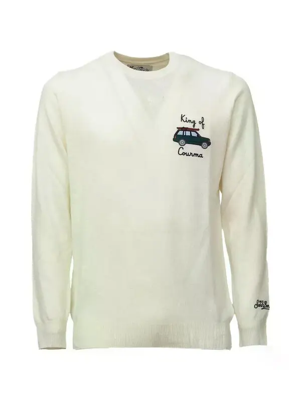 MC2 SAINT BARTH Embroidered Heron Sweater