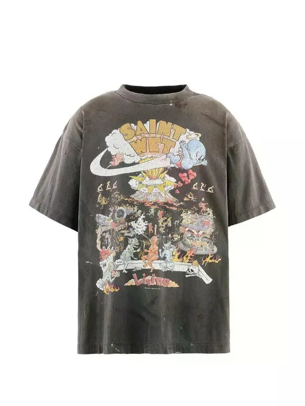 SAINT MXXXXXX Graphic-print T-shirt