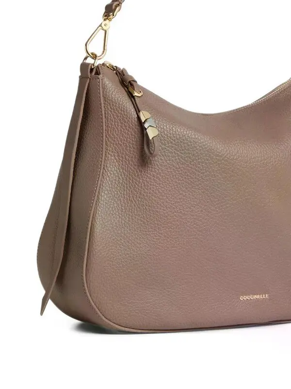 COCCINELLE Medium Nory Grained Leather Shoulder Bag
