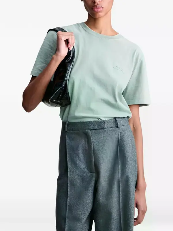 A.p.c. Gabby Logo-detail T-shirt - Green