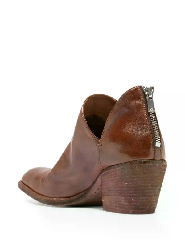 Officine Creative Sydne Leather Ankle Boots