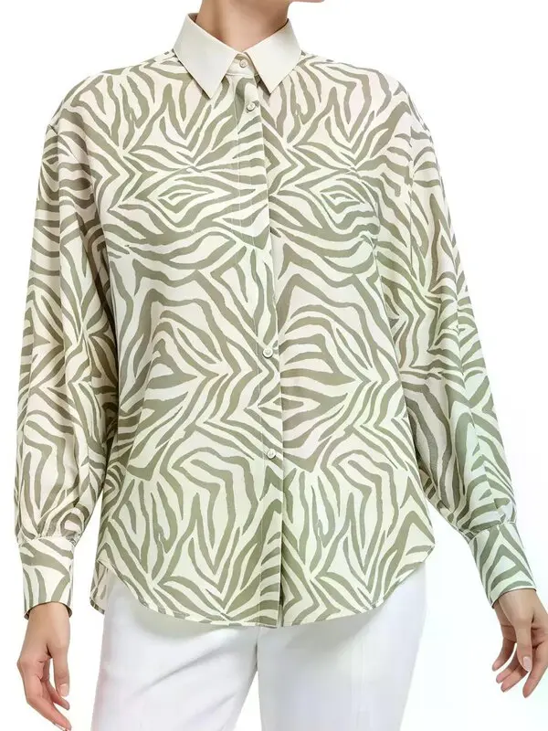 Brunello Cucinelli Zebra-print Shirt