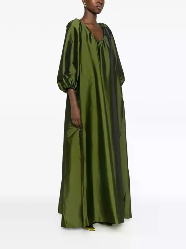Bernadette George Puff-sleeve Maxi Dress