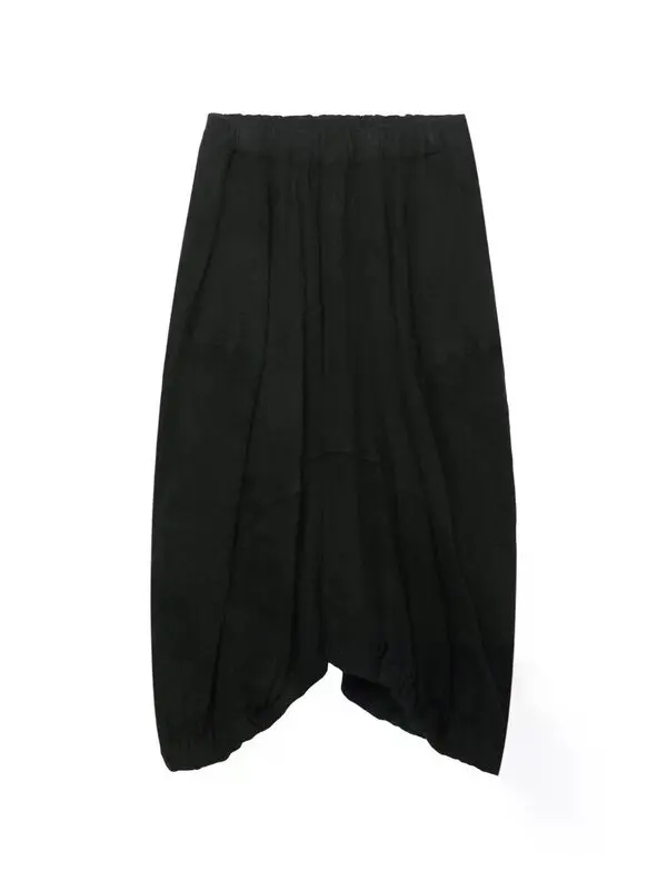Comme Des Garçons Balloon-silhouette Elasticated-waist Midi Skirt - Black