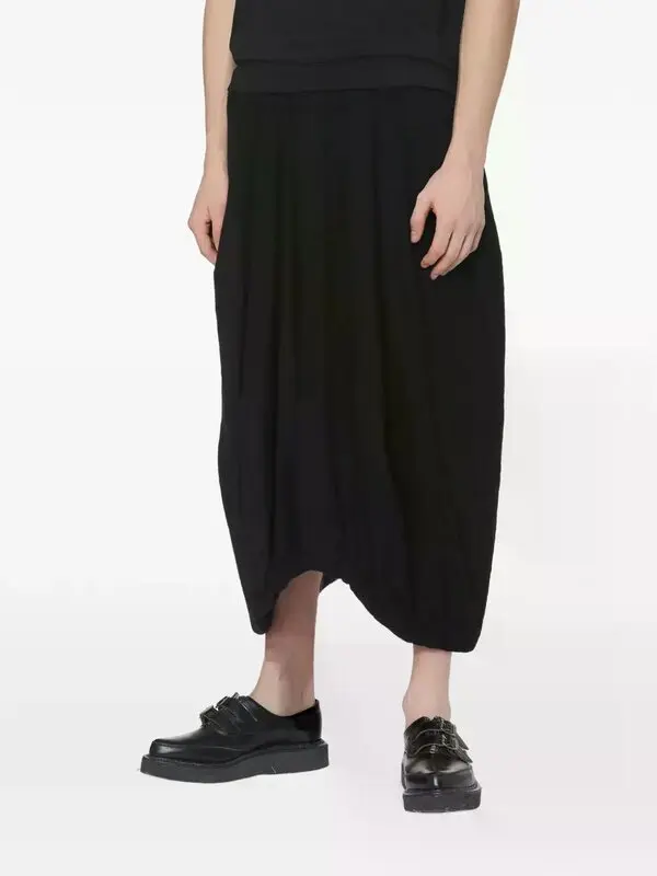 Comme Des Garçons Balloon-silhouette Elasticated-waist Midi Skirt