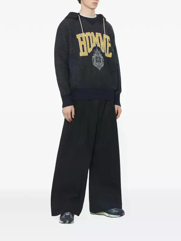 Comme Des Garçons Pleated Wide-leg Trousers