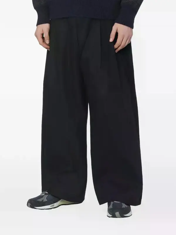 Comme Des Garçons Pleated Wide-leg Trousers