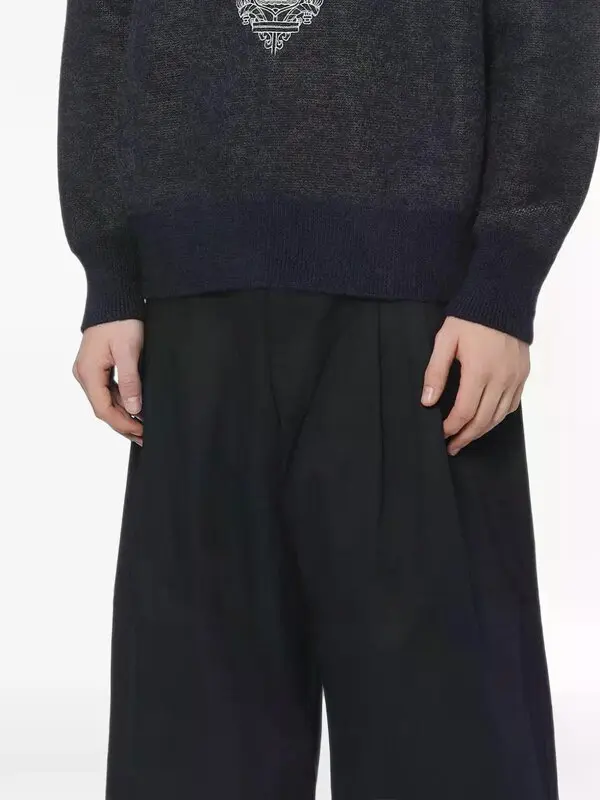 Comme Des Garçons Pleated Wide-leg Trousers