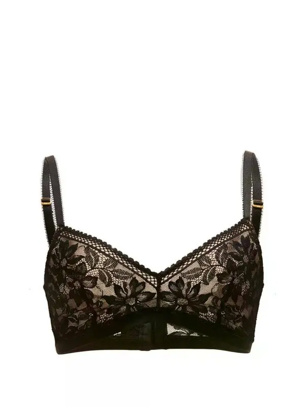 Wolford Lace Triangle Bra - Black