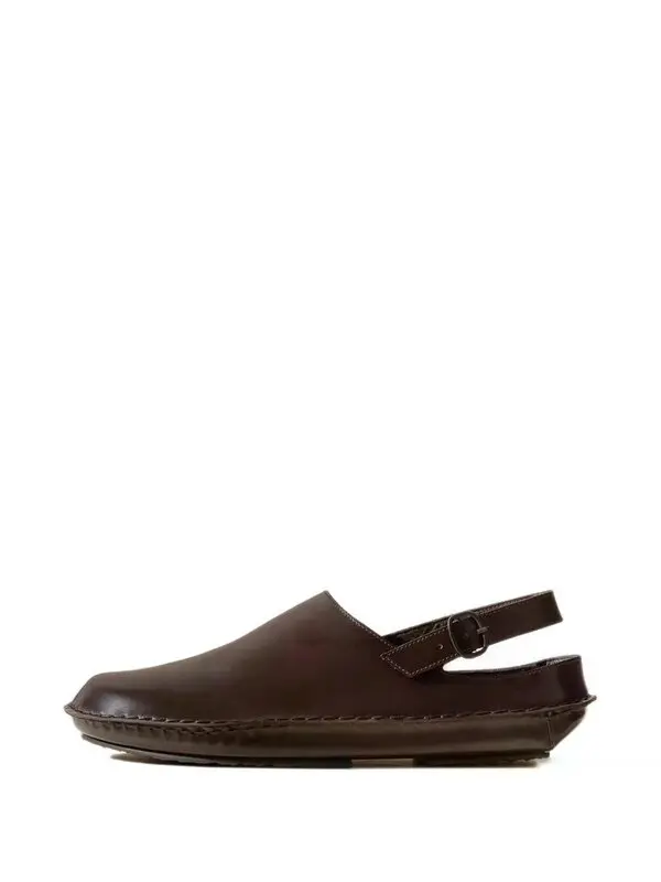 Hereu Cargol Whipstitched Slingback Clogs
