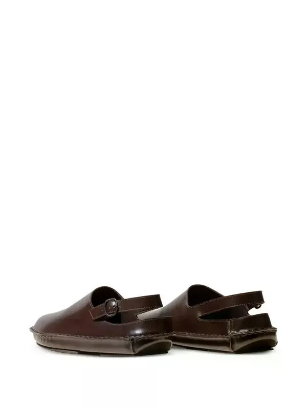Hereu Cargol Whipstitched Slingback Clogs