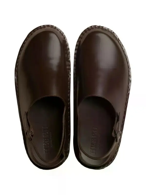 Hereu Cargol Whipstitched Slingback Clogs