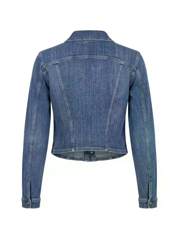 DONDUP Cropped Stretch Denim Jacket