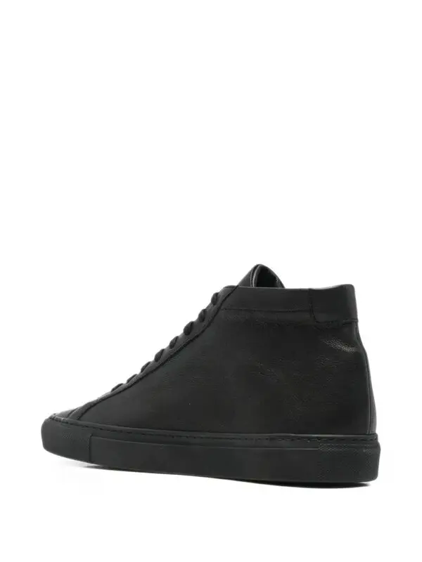 COMMON PROJECTS High-top Leather Sneakers - Black