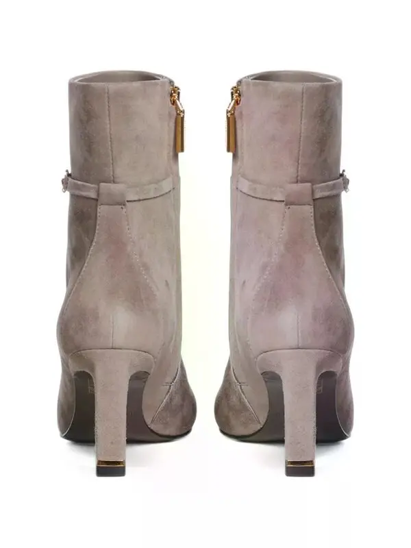 COCCINELLE C-look Pointed-toe Buckled Boots