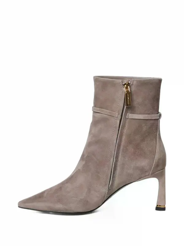 COCCINELLE C-look Pointed-toe Buckled Boots