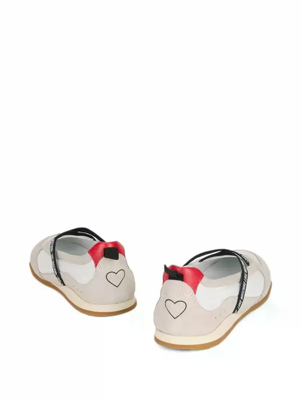 Moschino Logo-embellishment Ballet Flats