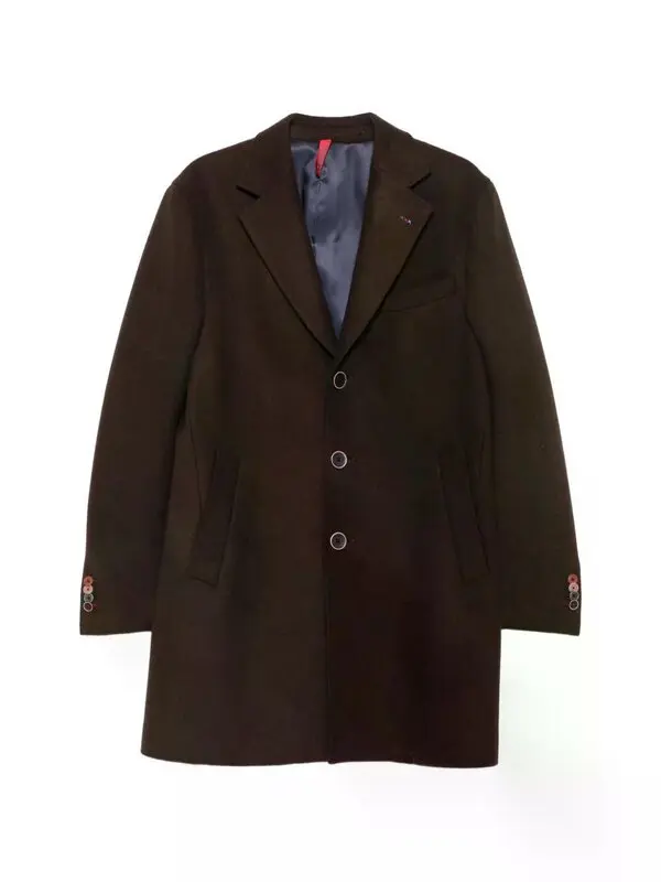 MANUEL RITZ Slim-fit Notched-lapel Coat