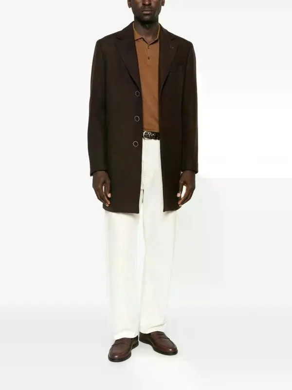 MANUEL RITZ Slim-fit Notched-lapel Coat